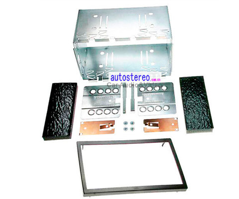 Universal Double 2 DIN Cage Kit Fascia Adaptor Surround Stereo