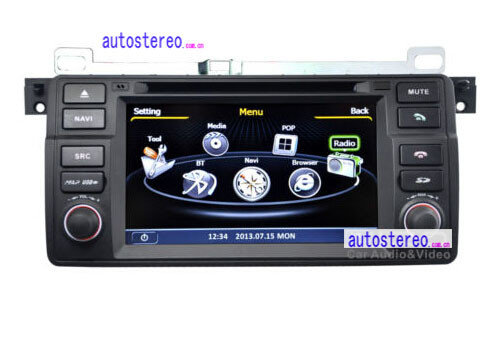 Sat Nav WinCE 6.0 BMW Sat Nav DVD 6.2'' Car Stereo GPS Headunit for BMW 3 Series E46 M3