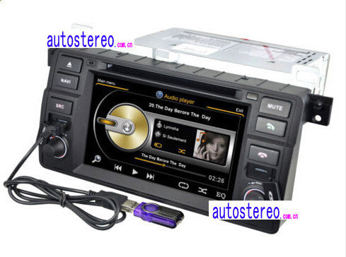 Sat Nav WinCE 6.0 BMW Sat Nav DVD 6.2'' Car Stereo GPS Headunit for BMW 3 Series E46 M3