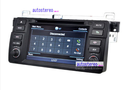 Sat Nav WinCE 6.0 BMW Sat Nav DVD 6.2'' Car Stereo GPS Headunit for BMW 3 Series E46 M3