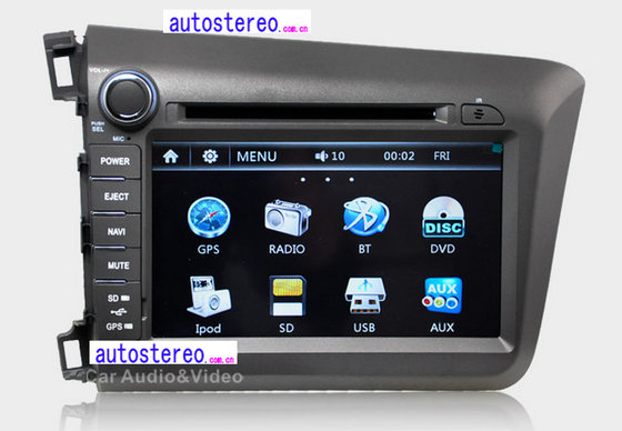 Bluetooth 8'' Car Stereo GPS Navigation Multimedia  for Honda Civic 2012+ Left Hand Drive