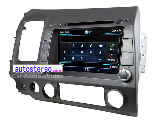Left Hand Drive Honda Civic 2006 - 2011 Honda Sat Nav DVD With 3G WIFI Bluetooth