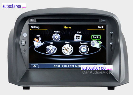 7 Inch 3G WiFi Ford Car Stereo In Dash GPS for Ford Fiesta DVD Player with Navi WinCE 6.0