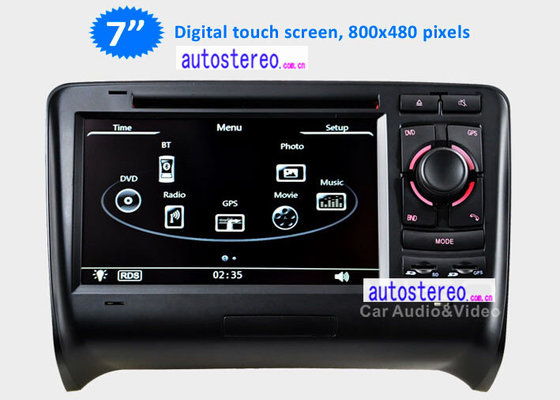Car Dash for Audi TT Stereo GPS Navigation Audi Car Stereo With Sat Nav WinCE 6.0 / Phonebook