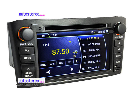 Multi-languages Car Stereo Toyota Avensis Autoradio GPS Navigation Toyota Sat Nav DVD Headunit