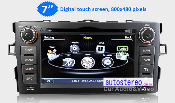 3G WIFI Bluetooth Car Stereo DVD GPS for Toyota Auris Corolla Satnav Autoradio Multimedia GPS iPod