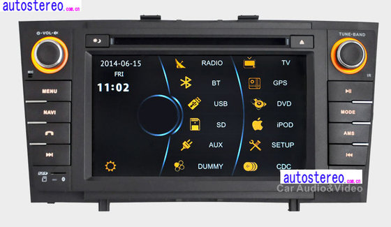 WinCE 6.0 Nav Bluetooth Multimedia 7"  Toyota Sat Nav DVD for Toyota Avensis Auto Radio GPS DVD Player