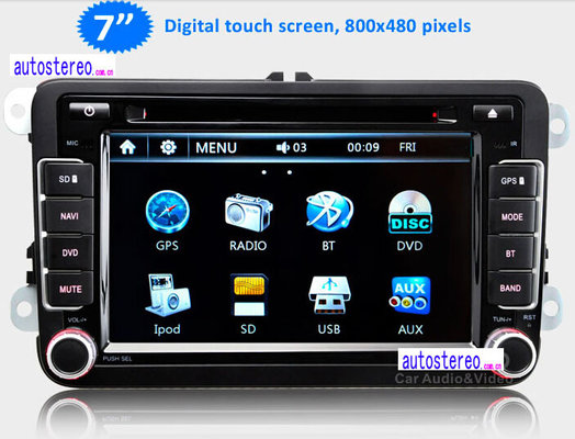 VW GPS Car Stereo Sat Nav Radio WinCE 6.0 System with 7 Inch