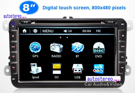 Auto Radio Car Stereo Sat Nav , GPS Sat Nav with GPS Antenna
