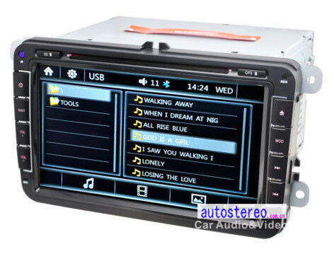 8'' Car Stereo GPS Navigation Headunit Multimedia for VOLKSWAGEN