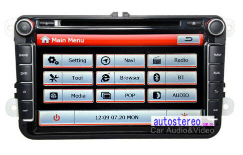 3G WIFI WinCE 6.0 in Car DVD Sat Nav Stereo GPS Headunit Multimedia