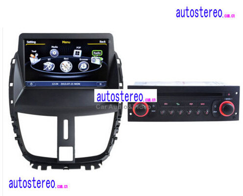 Bluetooth 6.2" Multimedia Sat Nav Autoradio for Peugeot 307 2002 - 2010
