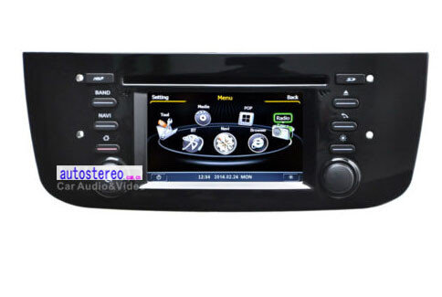 Bluetooth Multimedia Sat Nav / 3G WIFI Sat Nav WinCE 6.0 for FIAT Automotive