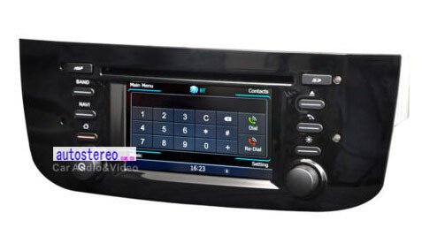 Bluetooth Multimedia Sat Nav / 3G WIFI Sat Nav WinCE 6.0 for FIAT Automotive