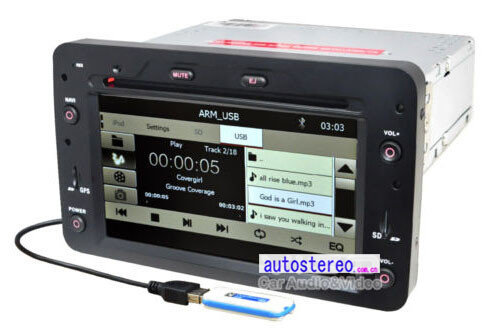Multimedia Car Navigation System Autoradio Touch Screen DVD Player