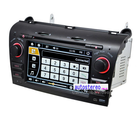 7 Inch DVD GPS Multimedia Navigation for Mazda 3 2003 - 2009 with Phonebook