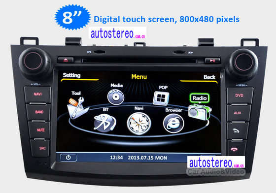 DVD iPod Dual Car Stereo SWC GPS Autoradio for Mazda 3 2010+