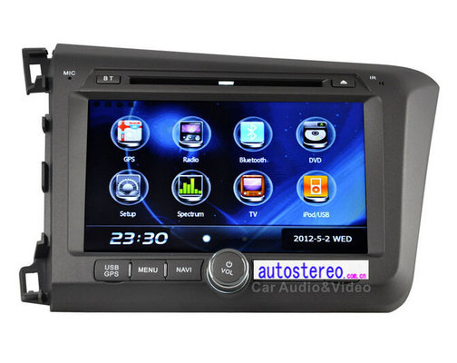 8" Touch Screen Autoradio for Honda Civic GPS Sat Navigation System DVD Player Headunit BT LHD