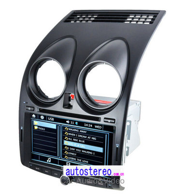 Touch Screen GPS Double Din Head Unit with Sat Nav , Car Stereo System