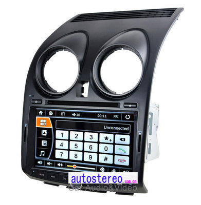 Touch Screen GPS Double Din Head Unit with Sat Nav , Car Stereo System