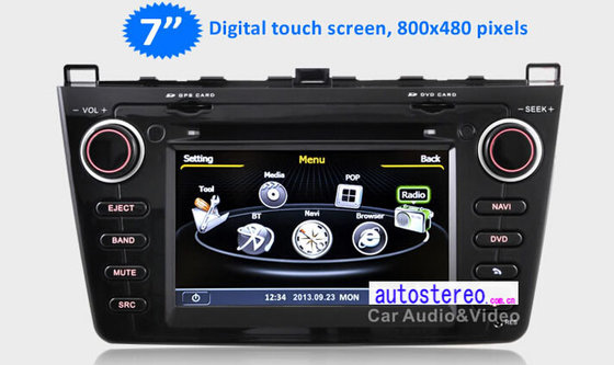 Autoradio Mazda 6 DVD Navigation System , Mazda 6 Touch Screen Radio