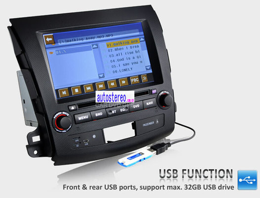 Japanese Car Stereo Car DVD Player , GPS Stereo Radio Navigation System