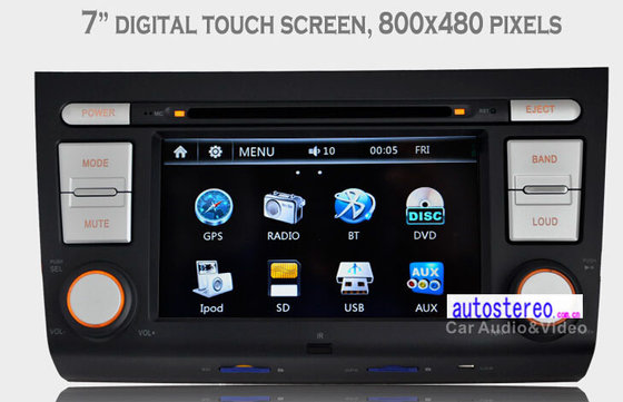 Car DVD Multimedia Stereo Touch Screen Head Unit  Satnav Radio