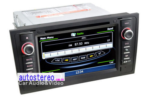 Audi A6 S56 Double Din Car Stereo with Sat Nav , GPS Navigation Sat Nav