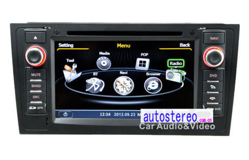 Audi A6 S56 Double Din Car Stereo with Sat Nav , GPS Navigation Sat Nav