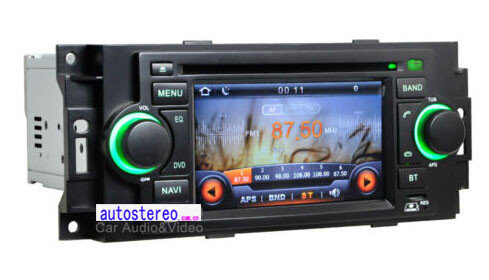 Car Stereo for Jeep Grand Cherokee Patriot Commander GPS Navigation Satnav Radio