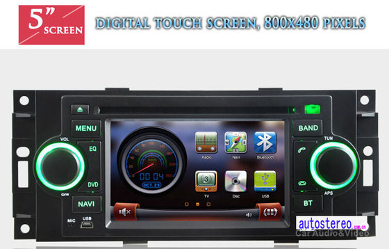 Car Stereo for Jeep Grand Cherokee Patriot Commander GPS Navigation Satnav Radio
