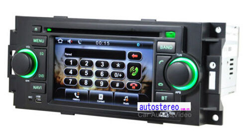 Car Stereo for Jeep Grand Cherokee Patriot Commander GPS Navigation Satnav Radio