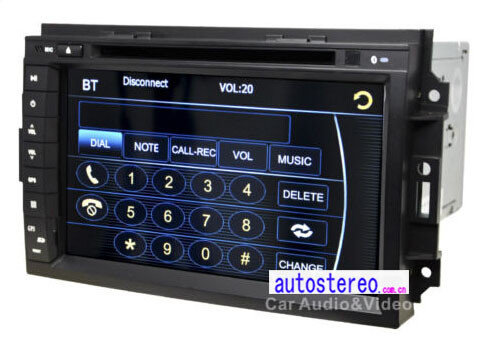 Car Stereo for Jeep Dodge Chrysler 300C GPS Navigation Headunit Radio Multimedia Car Stereo DVD Player