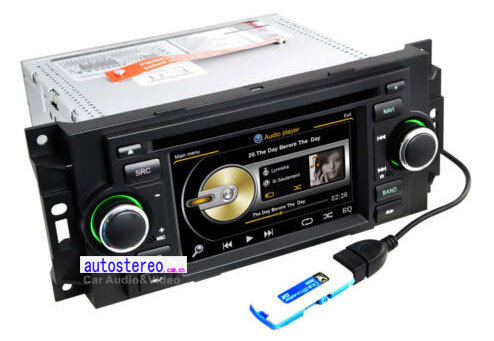 Autoradio 4 Jeep Commander Grand Cherokee Compass Stereo GPS Navigation Headunit Car Stereo DVD Player