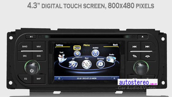 Multimedia Autoradio for Jeep Grand Cherokee Wrangler Liberty GPS Sat Nav Stereo Car Stereo DVD Player