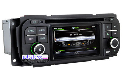 Multimedia Autoradio for Jeep Grand Cherokee Wrangler Liberty GPS Sat Nav Stereo Car Stereo DVD Player