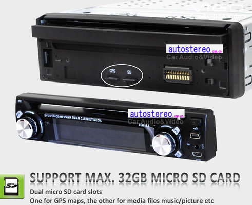 Auto Radio RDS Navigation Car Stereo with Sat Nav and Bluetooth Touch Screen