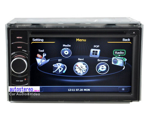 6.2'' Car Stereo Sat Nav Universal 2 Din Car Stereo GPS Navigation Multimedia DVD Player