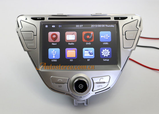 Hyundai Elantra Car DVD Sat Nav / Car Stereo Sat Nav GPS Navigation System