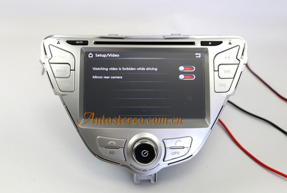 Hyundai Elantra Car DVD Sat Nav / Car Stereo Sat Nav GPS Navigation System