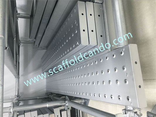 High loading capacity scaffolding steel plank, steel board, Q195 galvanized 225*38mm plank as working platform