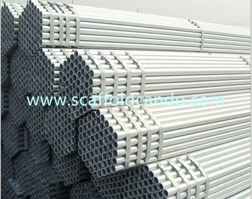 Good quality building engineering use Q235 scaffolding pipe, galvanized scaffold tube 48.3mm O.D BS1139, BS1387 6000mm L