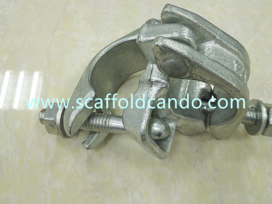 Good loading bearing strength Q235 forged double coupler for connecting OD43mm pipe in scaffolding project