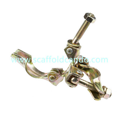 90° British scaffold pressed fixed coupler clamp for pipes Q235, electro galvanized coupler for scaffolding project