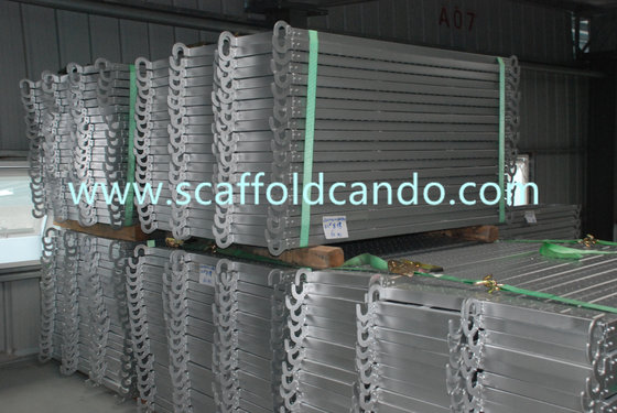 High quality Europe market need scaffolding galvanized steel plank board with hooks catwalk for Ringlock scaffolding