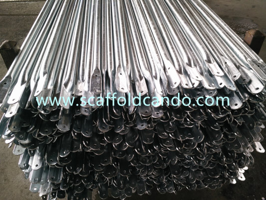Pre-galvanized scaffolding steel cross brace 21.3*1219*1829*2198mm for scaffolding frame system with good quality