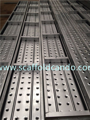 BS1139 EN12811 Galvanized Scaffolding steel plank steel board as working platform 300mmW, 2mL, 3mL, 4mL