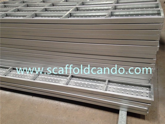 Galvanized Q195 scaffolding steel plank metal board walking platform steel board with1M, 2M, 3M, 4M length