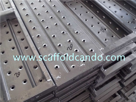 Walking platform Q195 pre-galvanized scaffolding steel plank, metal board 1.1mm 1.2mm thickness 2.0M 3.0M 4.0ML