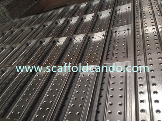 Galvanized Q195 scaffolding steel plank steel board decking working platform 210,240mm with 2M  4M board